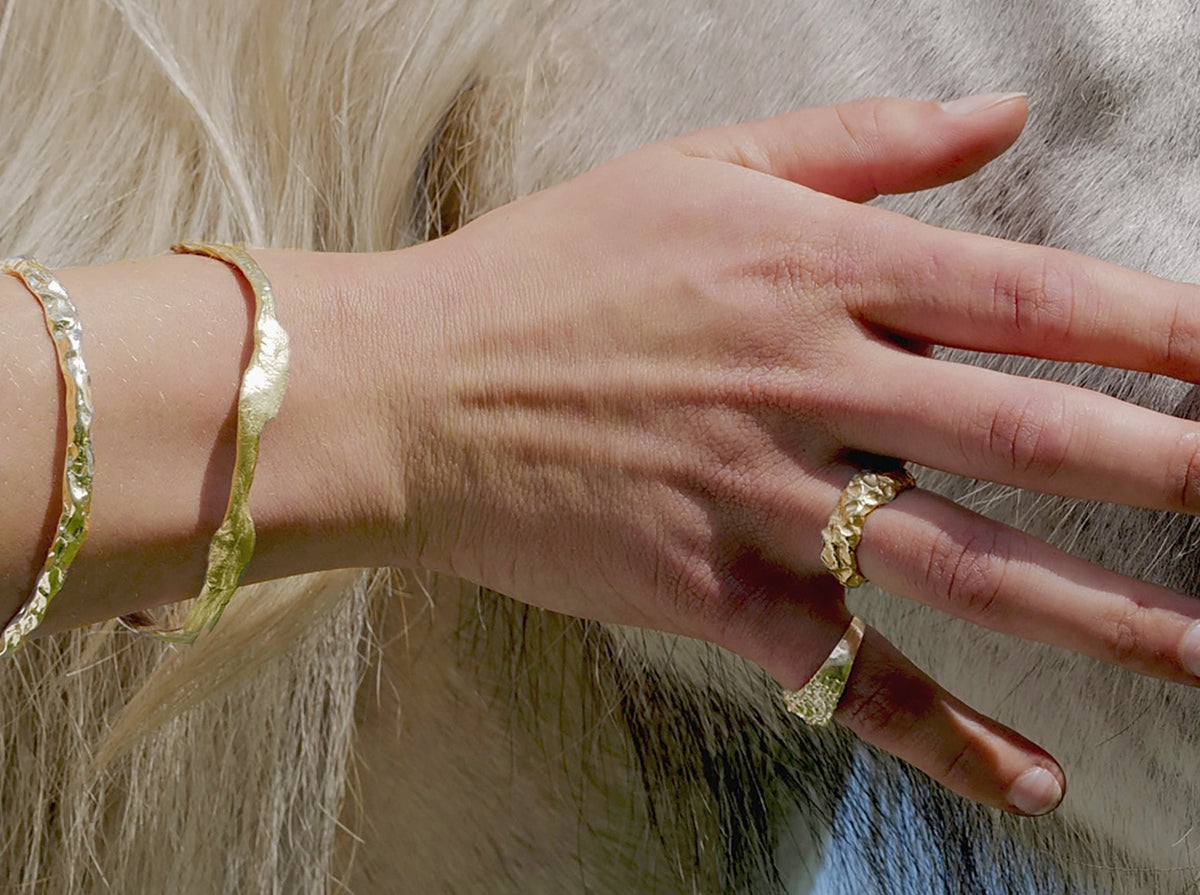 The Cosmic Tree Gold bracelet – Bjørg Jewellery